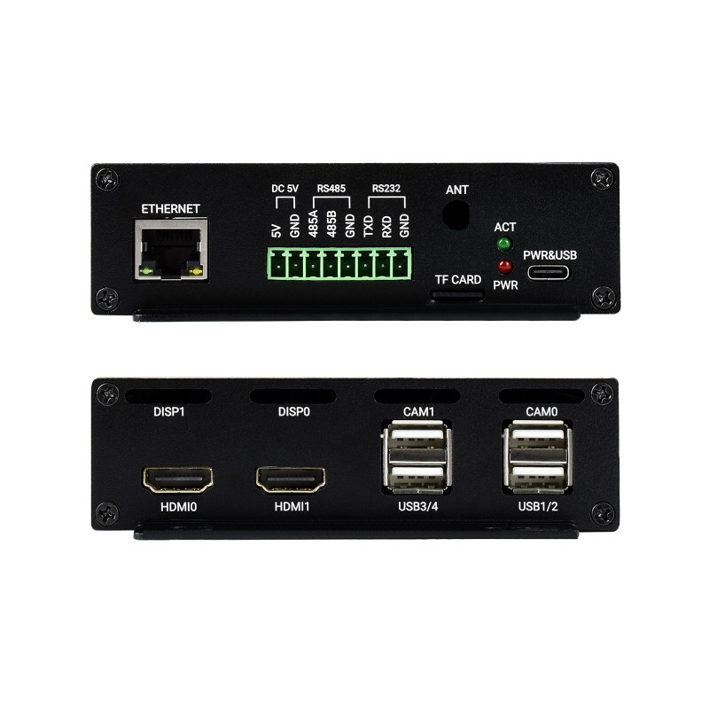 Compute Module 4 Mini Computer B mit PoE - RS485 - RS232